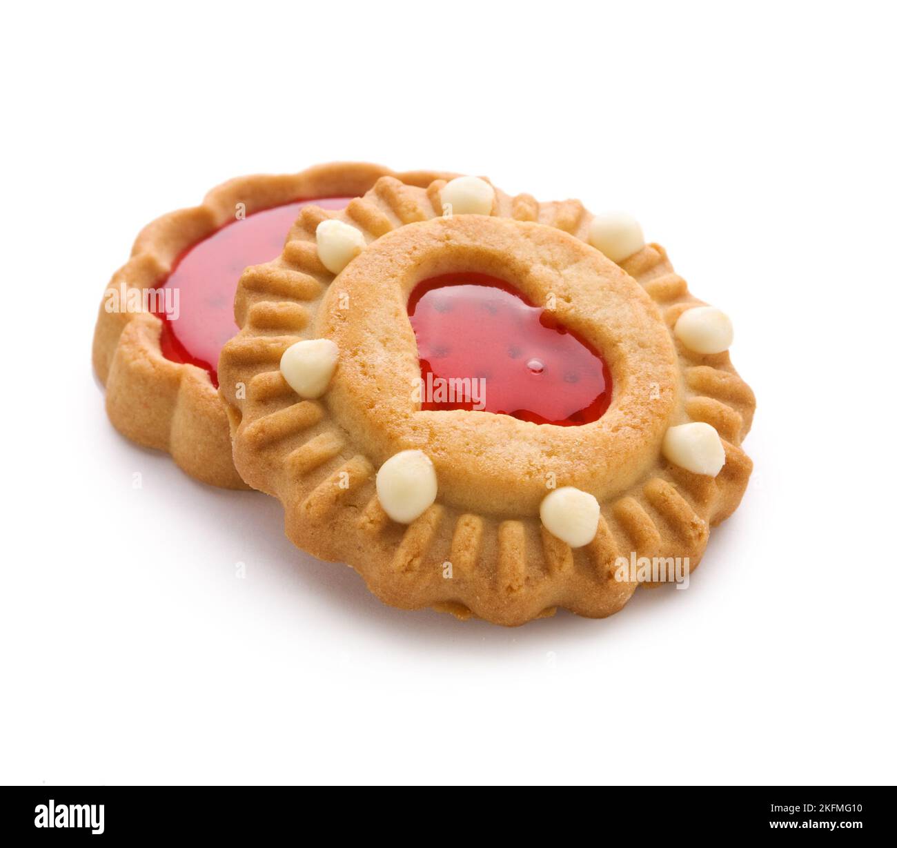 Two red overlapping heart Cut Out Stock Images & Pictures - Alamy