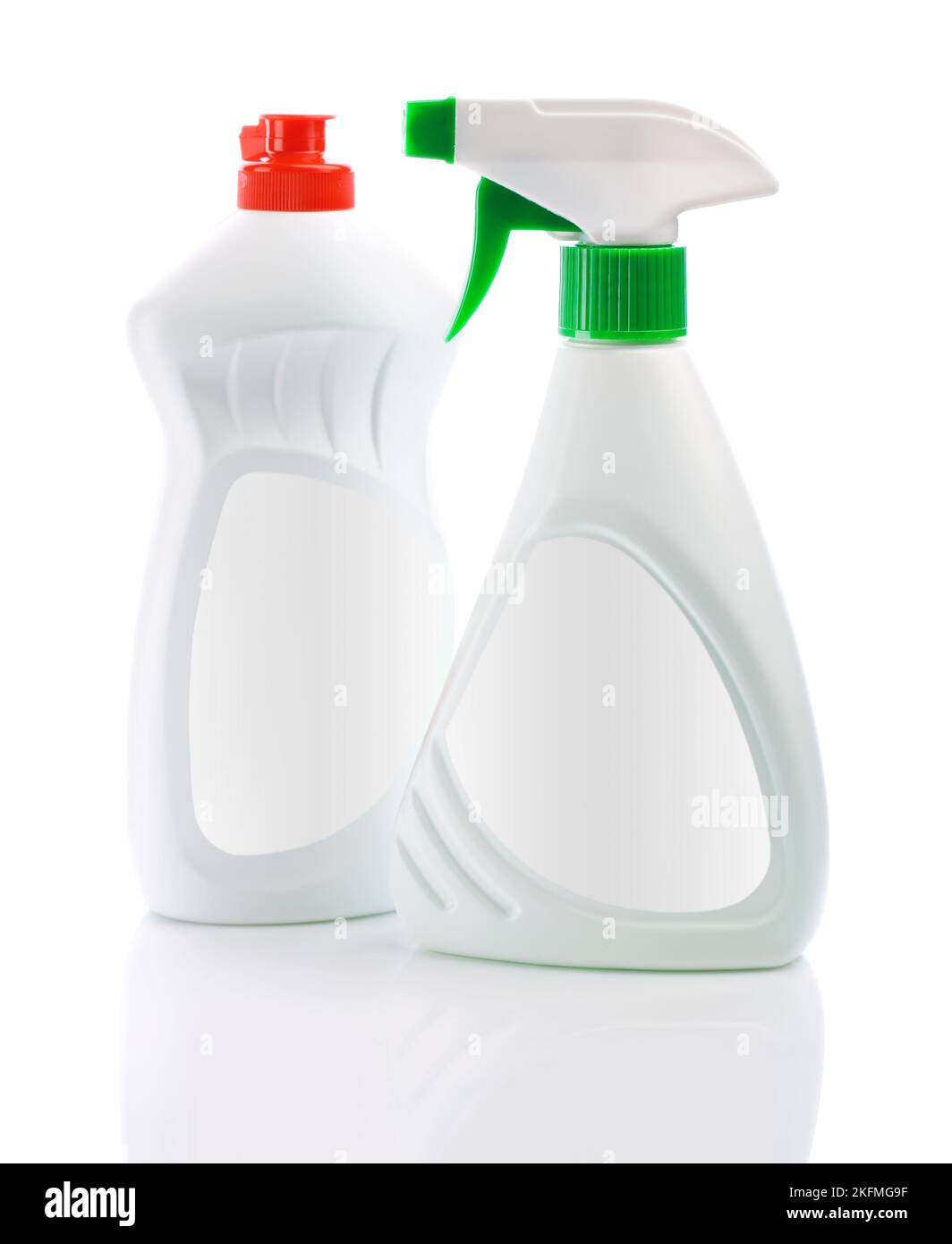 Two white plastic spray bottles hi-res stock photography and images - Alamy