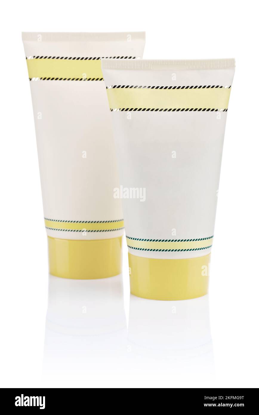 two yellow tube Stock Photo - Alamy