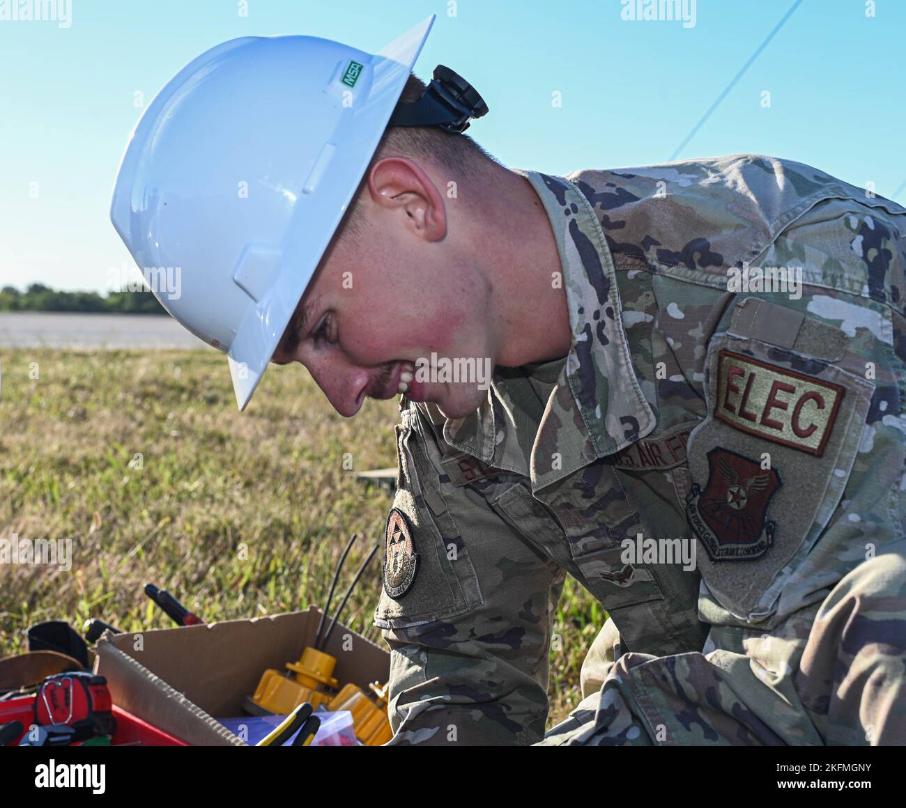 U.S. Air Force Airman 1st Class Gordon Stenersen, 509th Civil ...