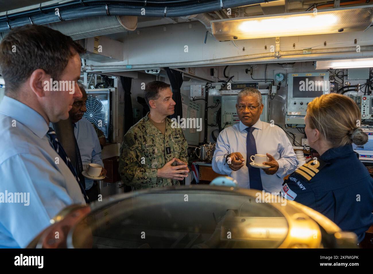 220926-A-YK067-1485 VICTORIA, Seychelles (Sept. 26, 2022) – Vice Adm. Brad Cooper, commander of ...