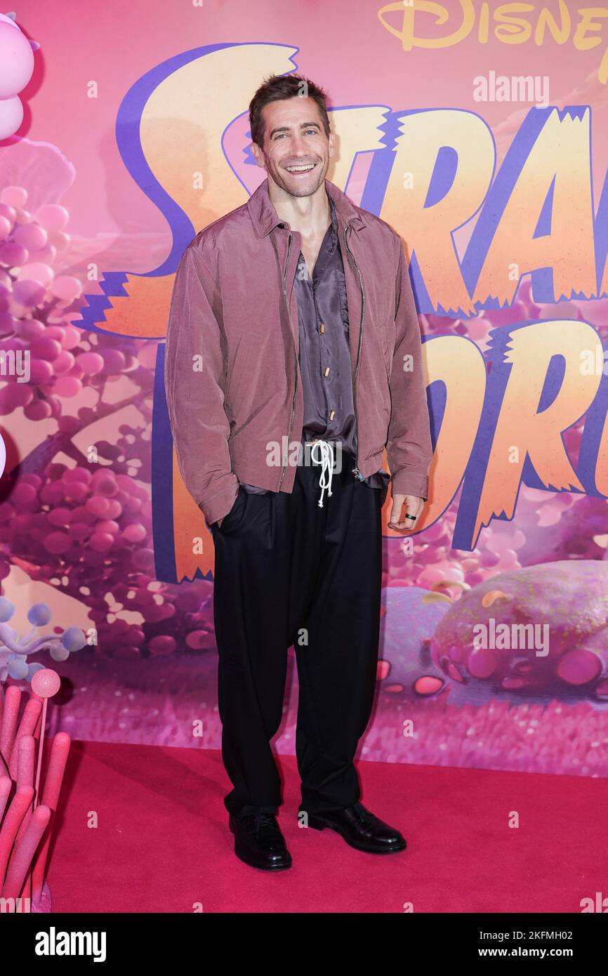Jake Gyllenhaal arrives at a screening of Walt Disney Animation Studios ...