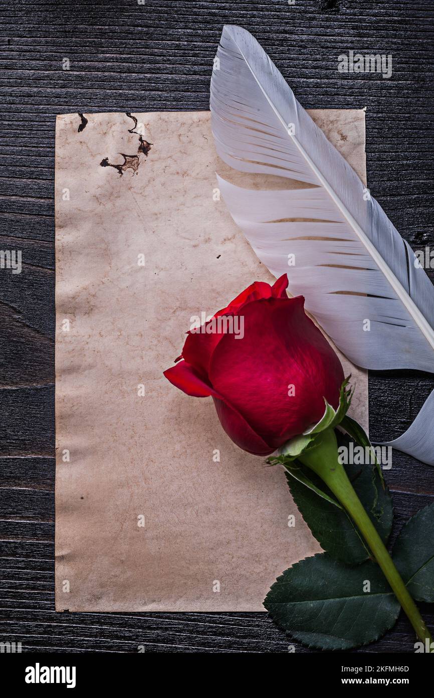 Paper red rose hi-res stock photography and images - Alamy