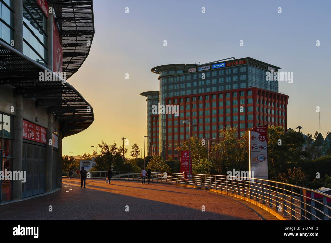 The Estadio da Luz (Stadium of Light) and Colombo Shopping Centre Stock ...