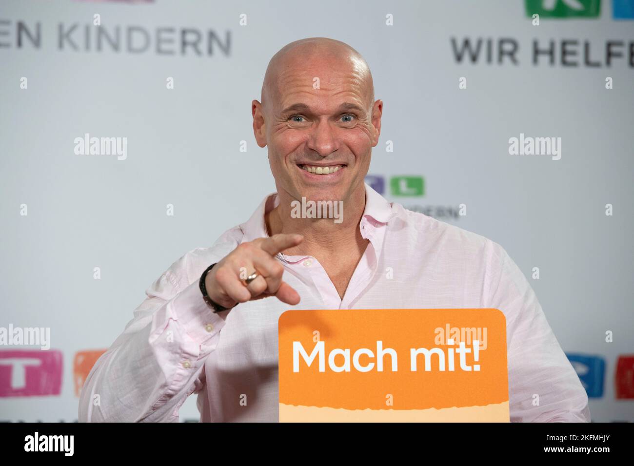 Thorsten LEGAT, former soccer player, 27th RTL donation marathon "We ...
