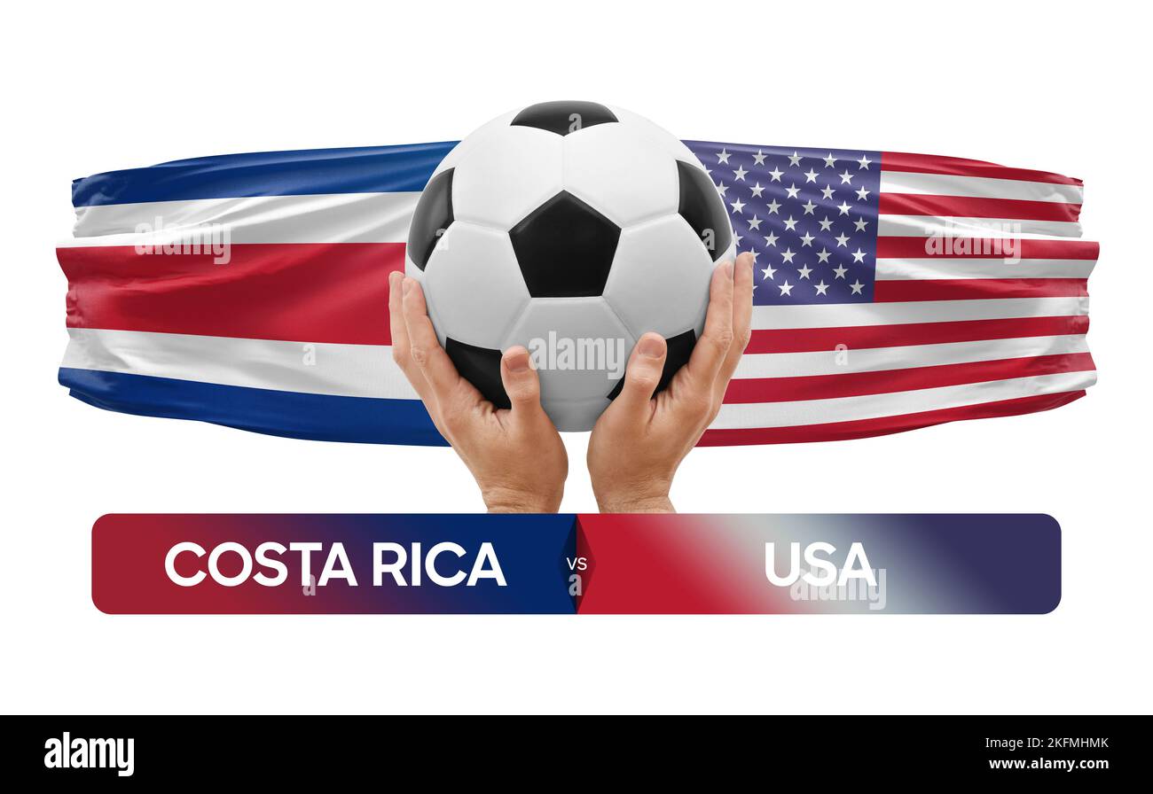 Costa Rica vs USA national teams soccer football match competition ...