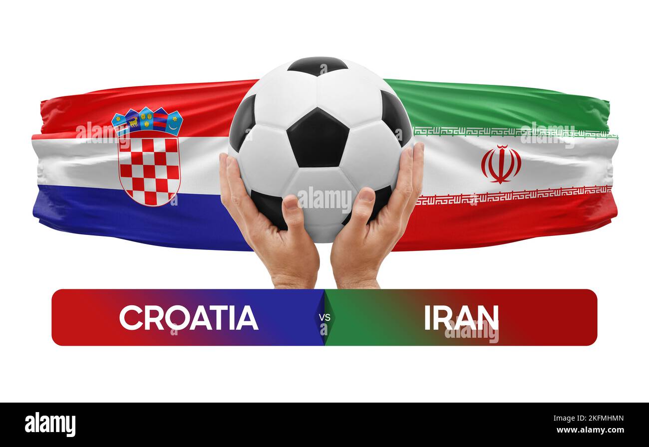 Croatia vs Iran national teams soccer football match competition ...