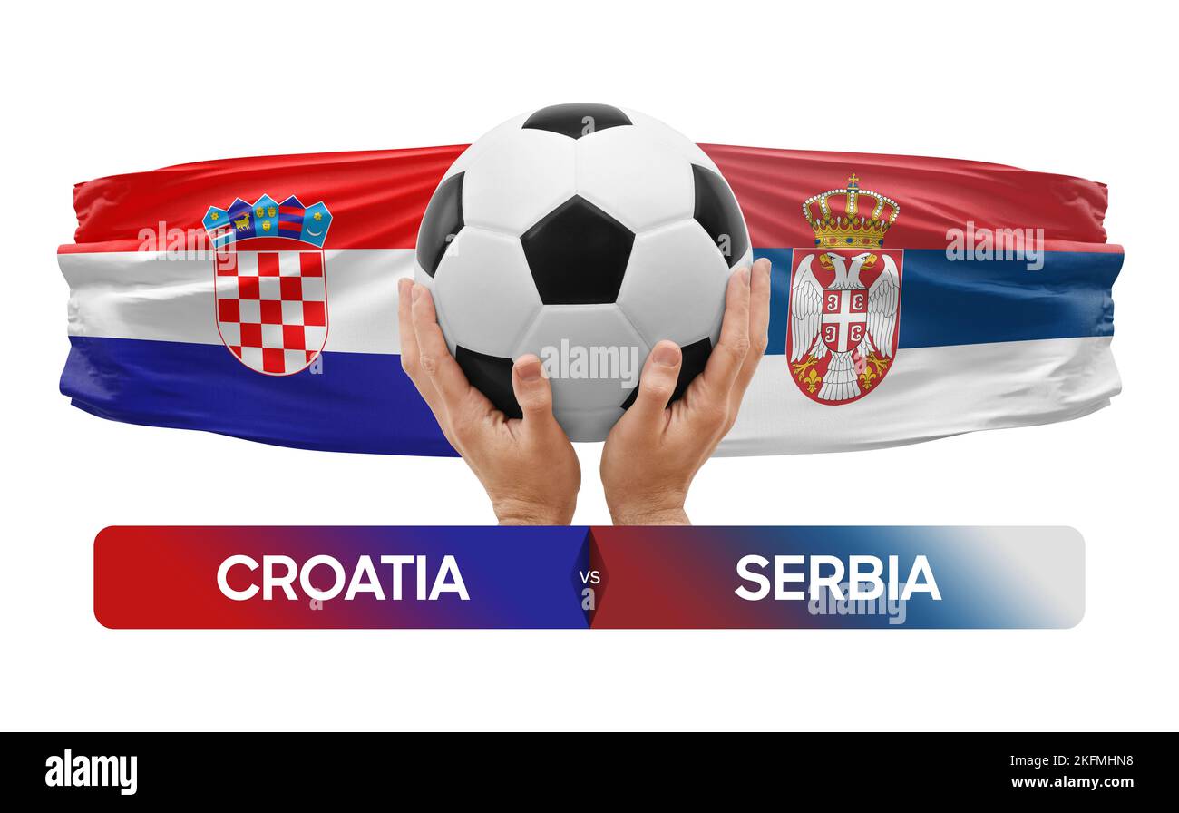Croatia vs serbia Cut Out Stock Images & Pictures - Alamy