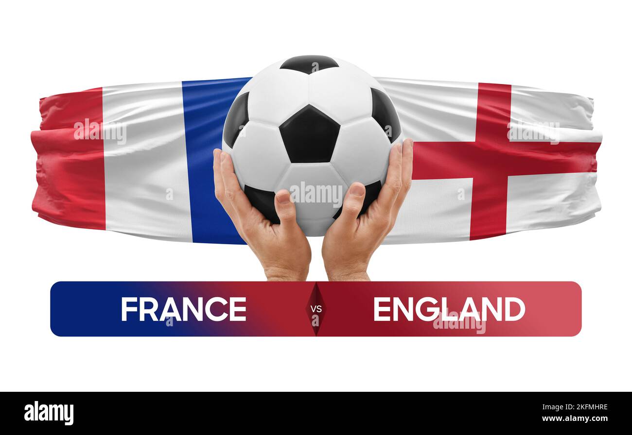 France vs England national teams soccer football match competition ...