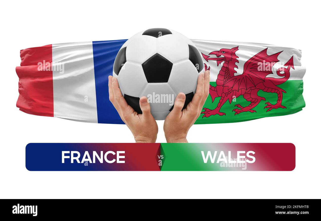 France vs wales national teams soccer football match competition ...
