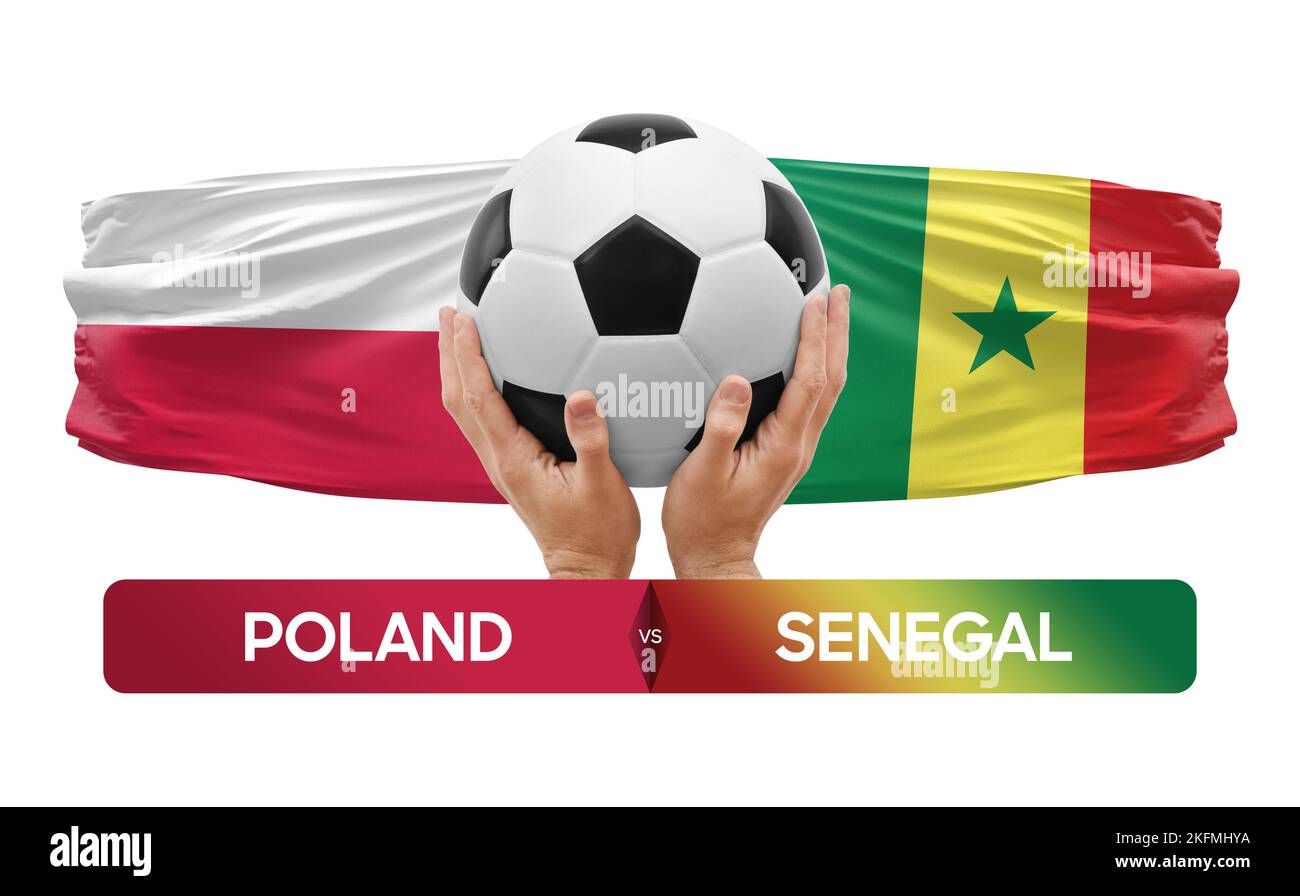 Poland vs Senegal national teams soccer football match competition ...
