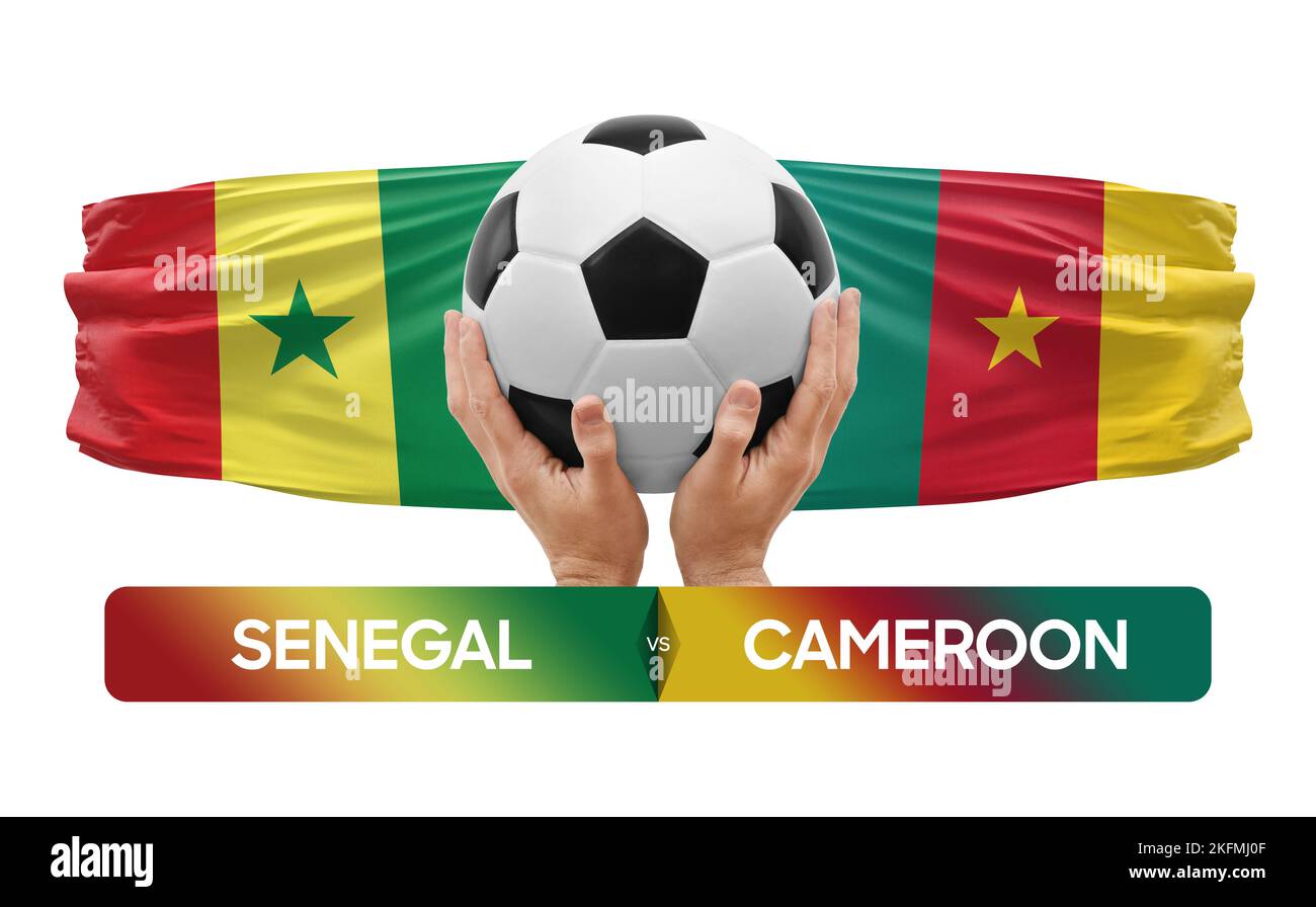 Senegal vs Cameroon national teams soccer football match competition ...