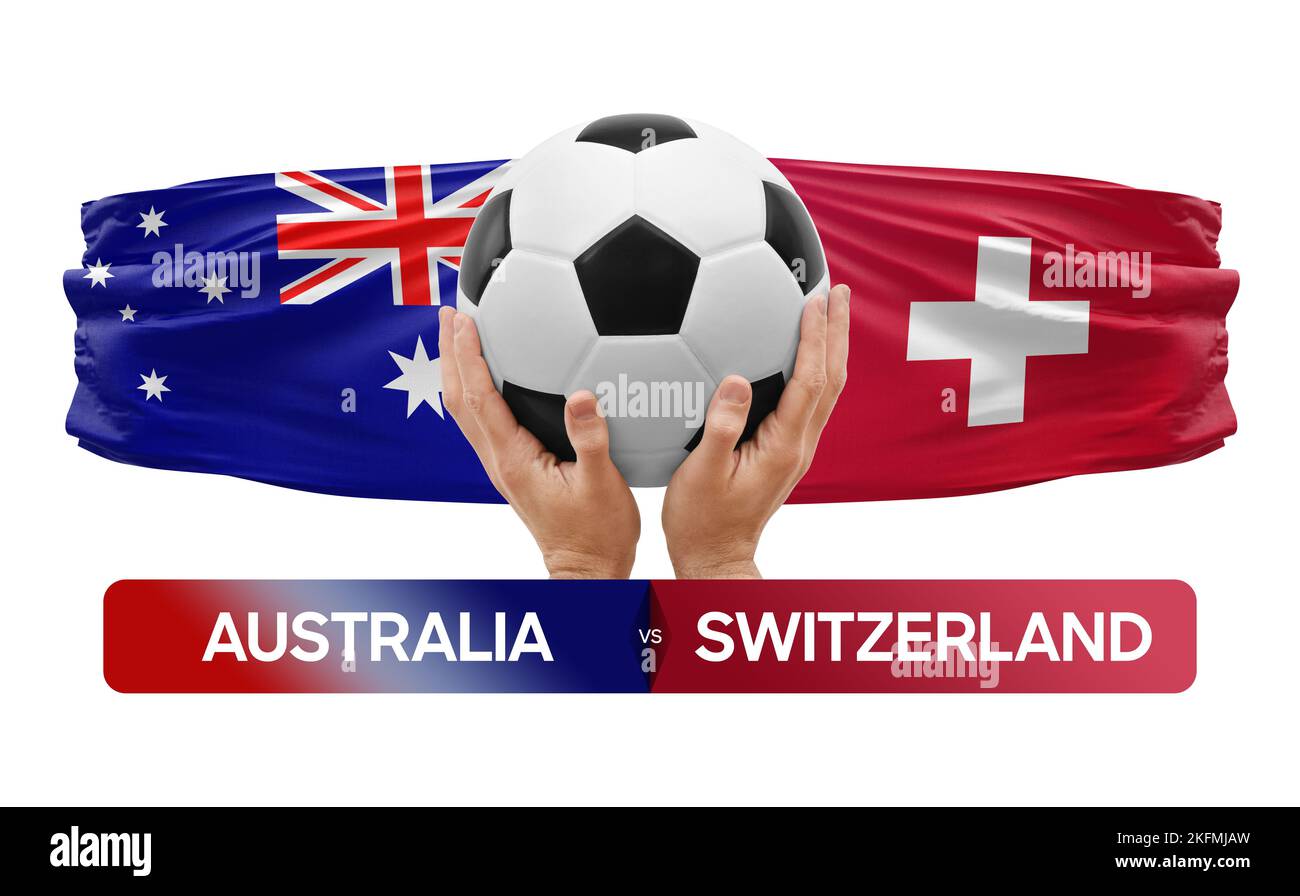 Australia vs Switzerland national teams soccer football match ...
