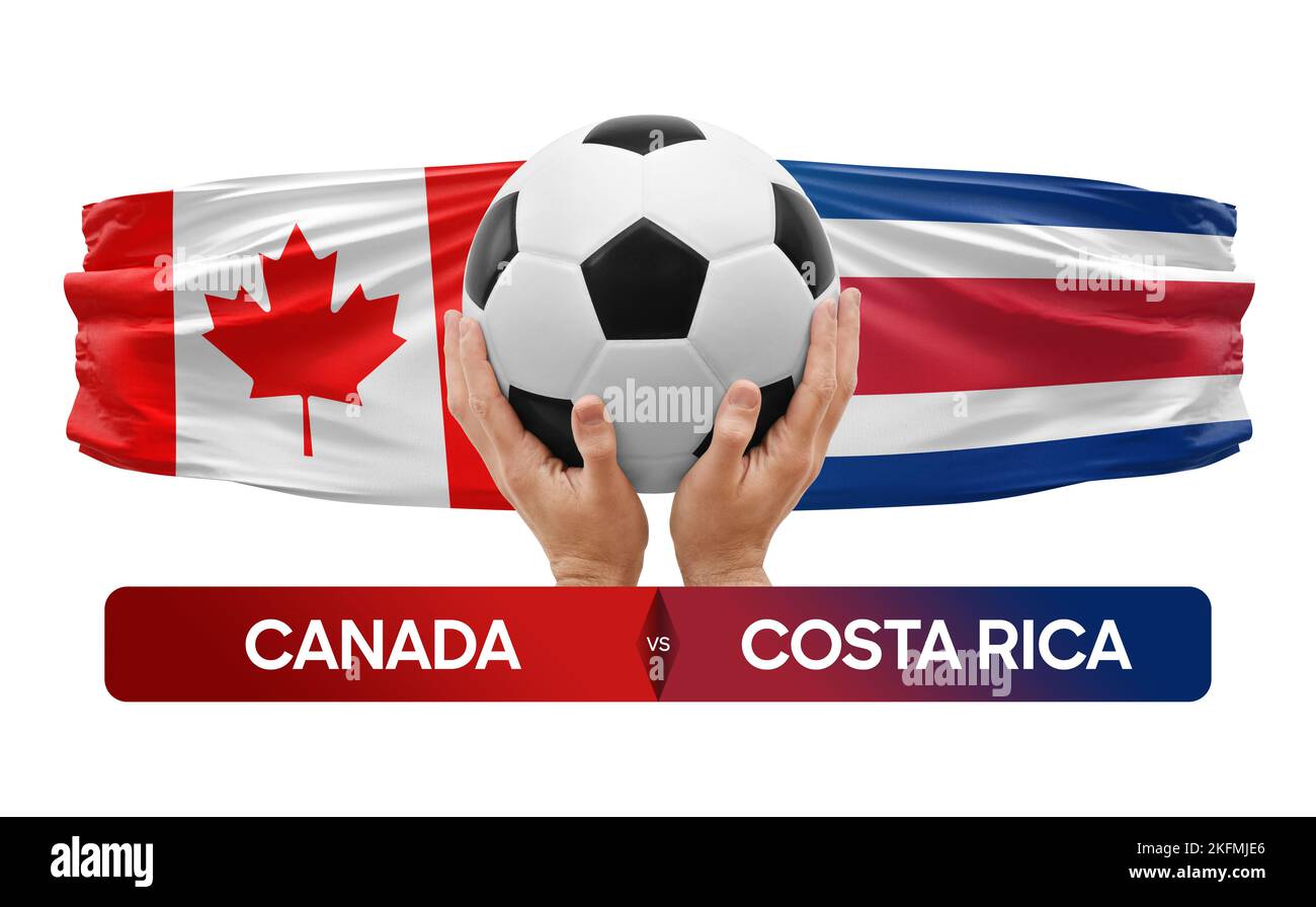 Canada vs Costa Rica national teams soccer football match competition ...