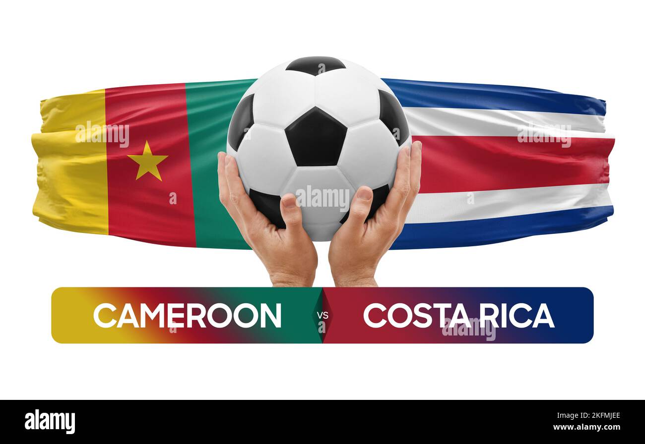 Cameroon vs Costa Rica national teams soccer football match competition ...