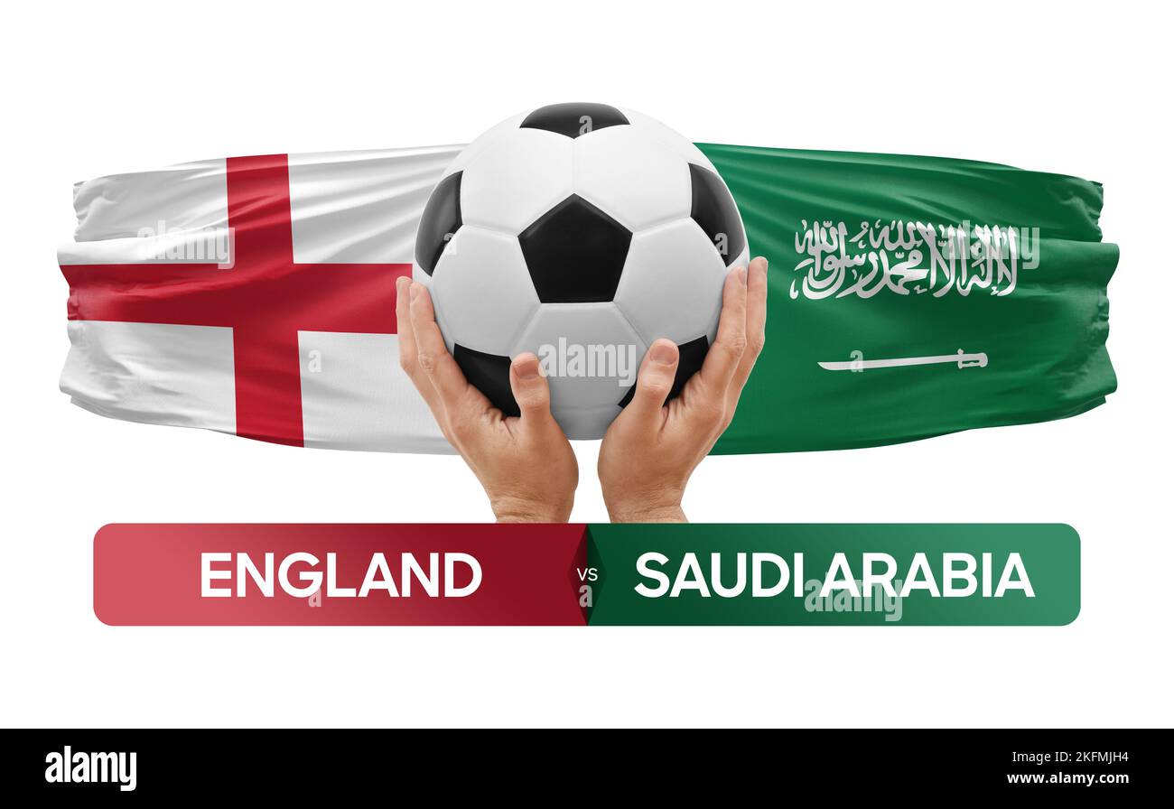England vs Saudi Arabia national teams soccer football match ...