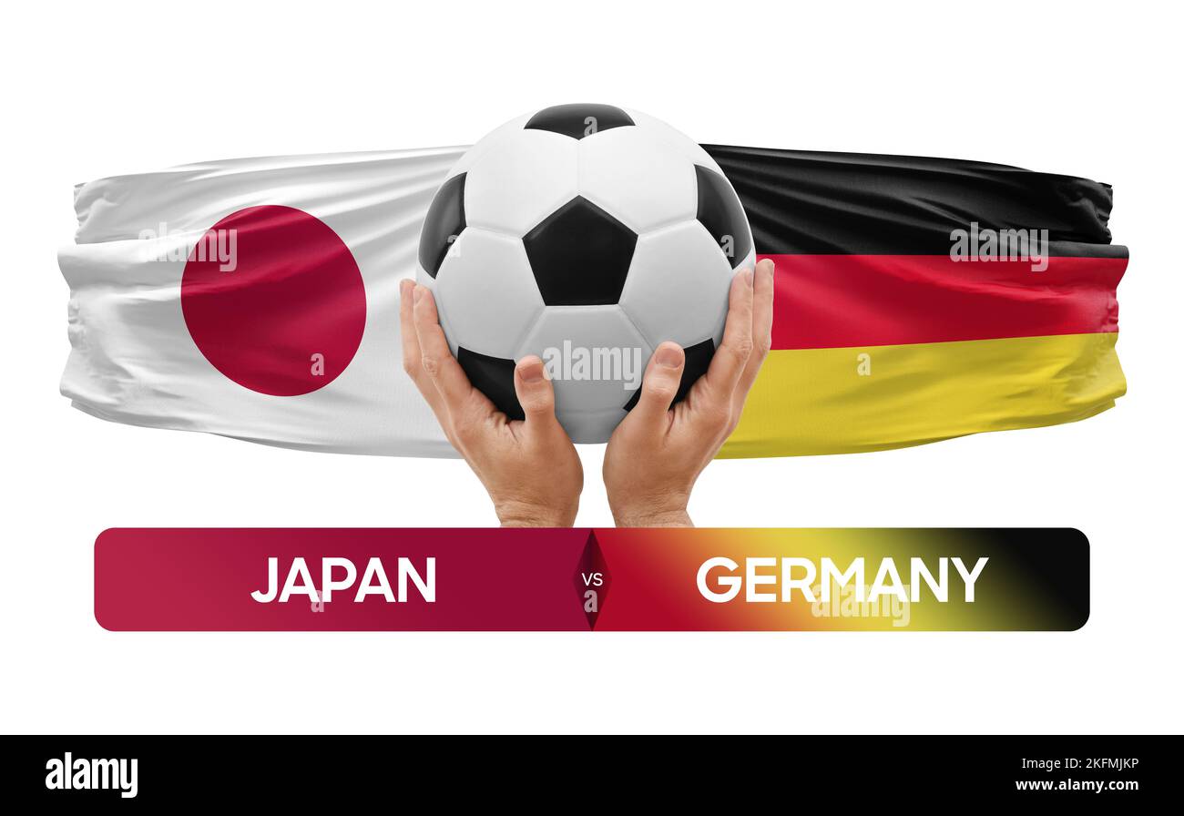 Japan vs Germany national teams soccer football match competition ...