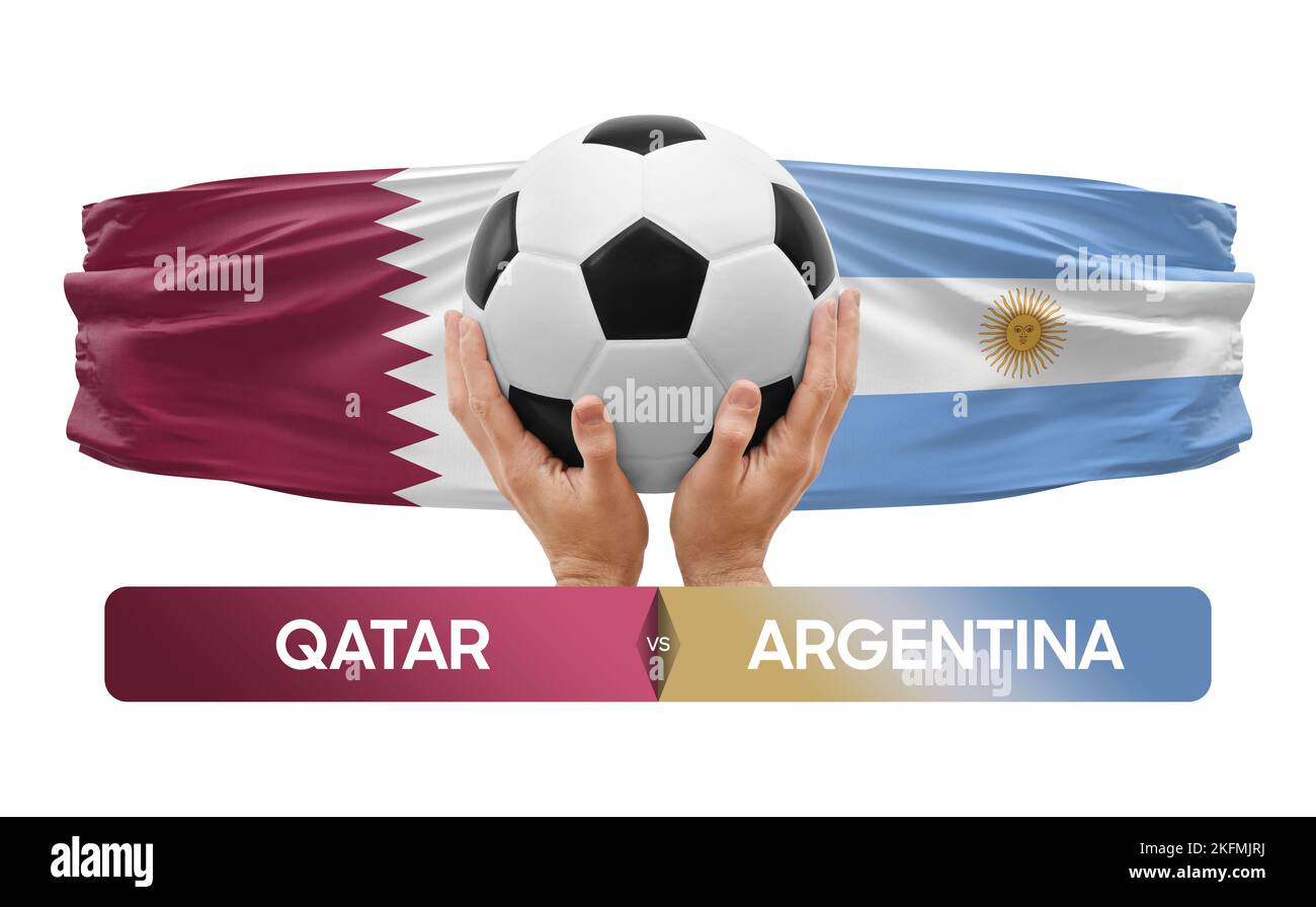 Argentina vs qatar national Cut Out Stock Images & Pictures - Alamy