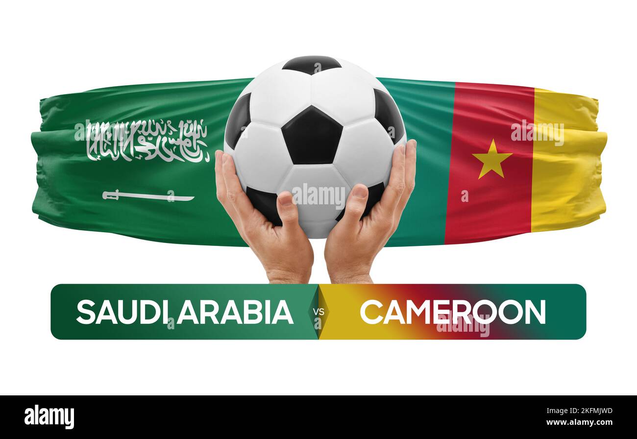 Saudi Arabia vs Cameroon national teams soccer football match ...