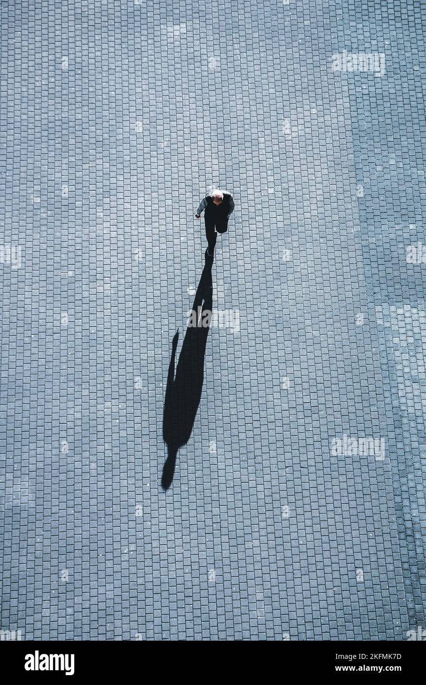 pedestrian walking around on the street Stock Photo - Alamy