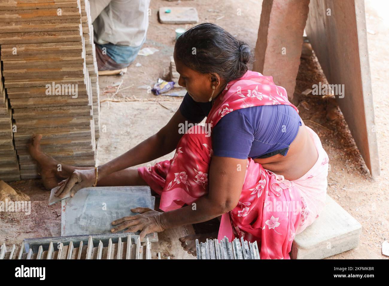 Athangudi tiles hi-res stock photography and images - Alamy