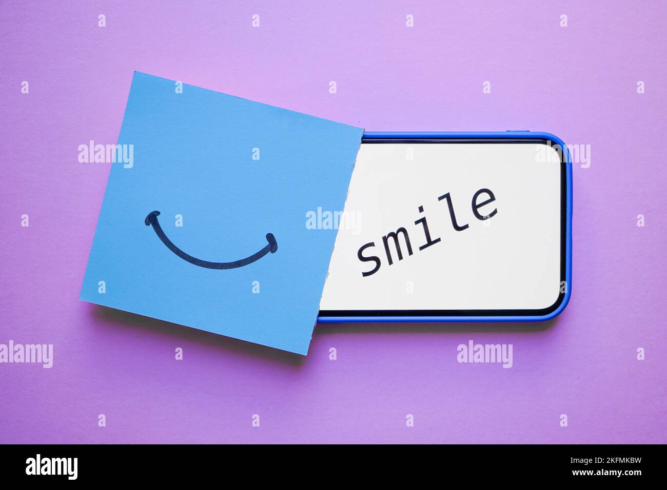 smile word on the pink background, feelings and emotions Stock Photo ...