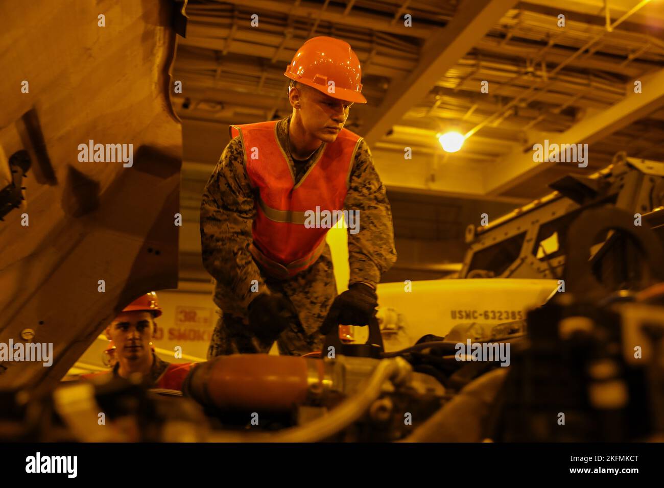 U.S. Marine Corps Lance Cpl. Jacob Beck, a motor transport operator ...