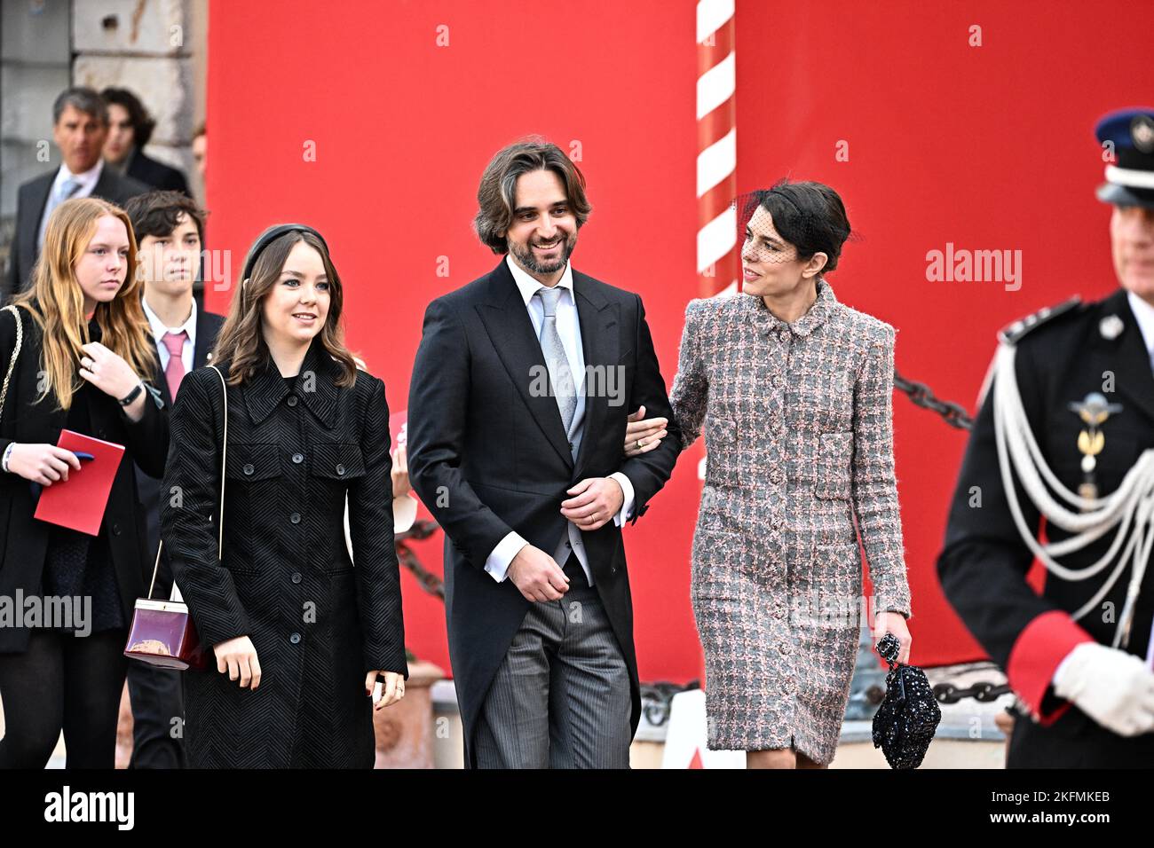 Princess Alexandra, Dimitri Rassam and Charlotte Casiraghi during the ...