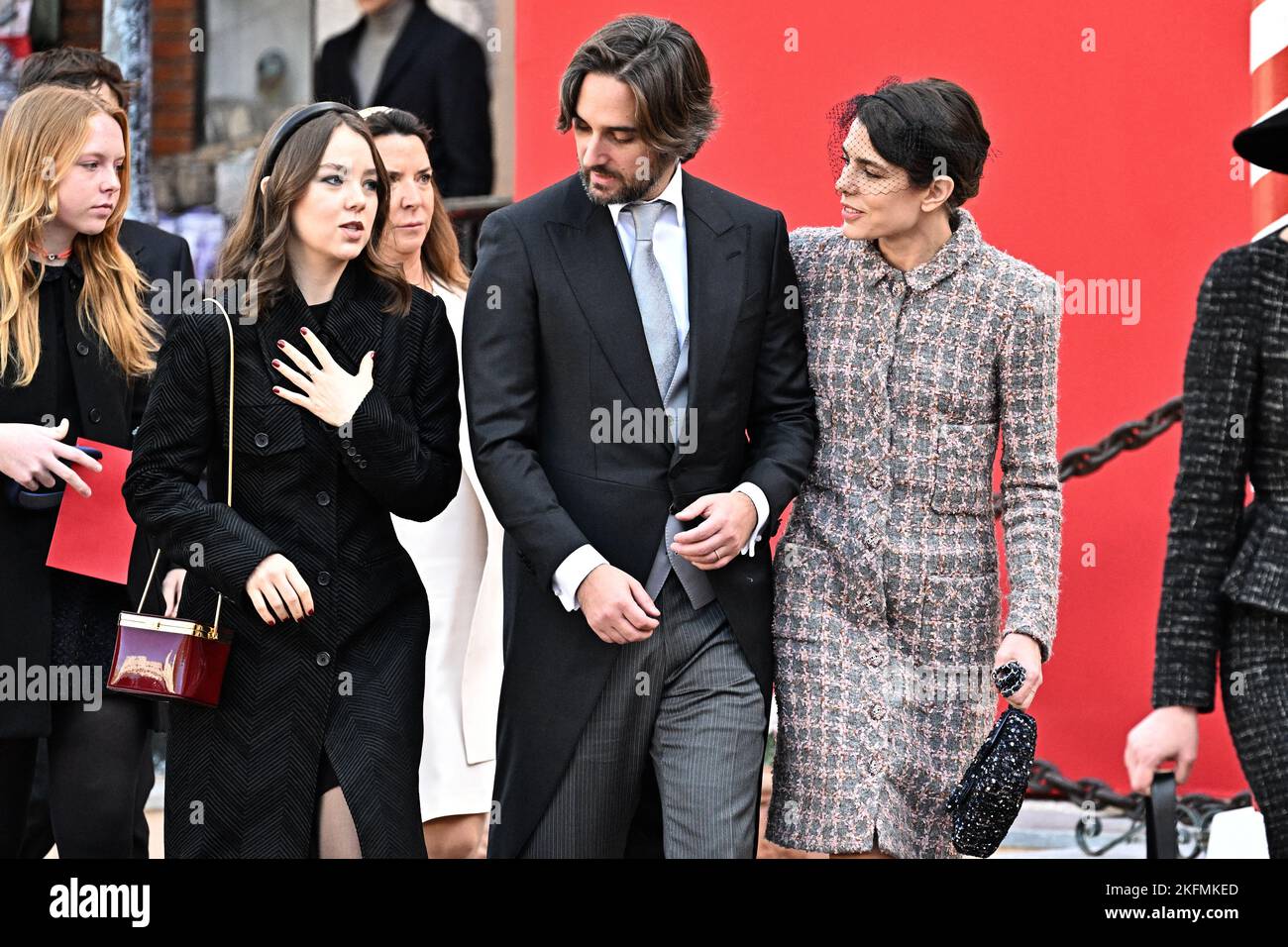Princess Alexandra, Dimitri Rassam and Charlotte Casiraghi during the ...