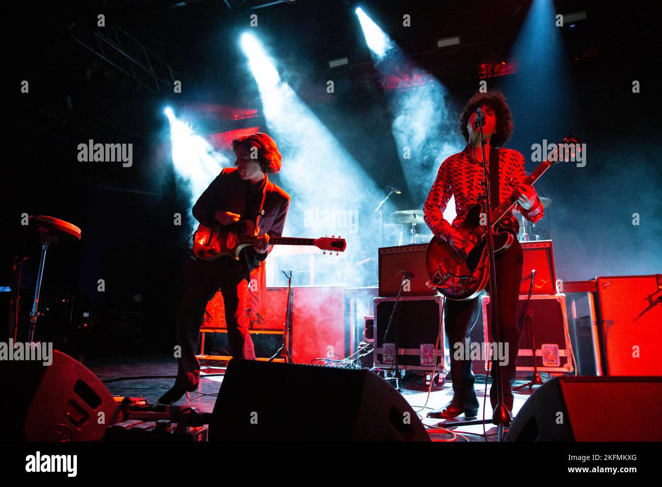 Milan Italy. 18 November 2022. The English duo SONS OF RAPHAEL performs ...