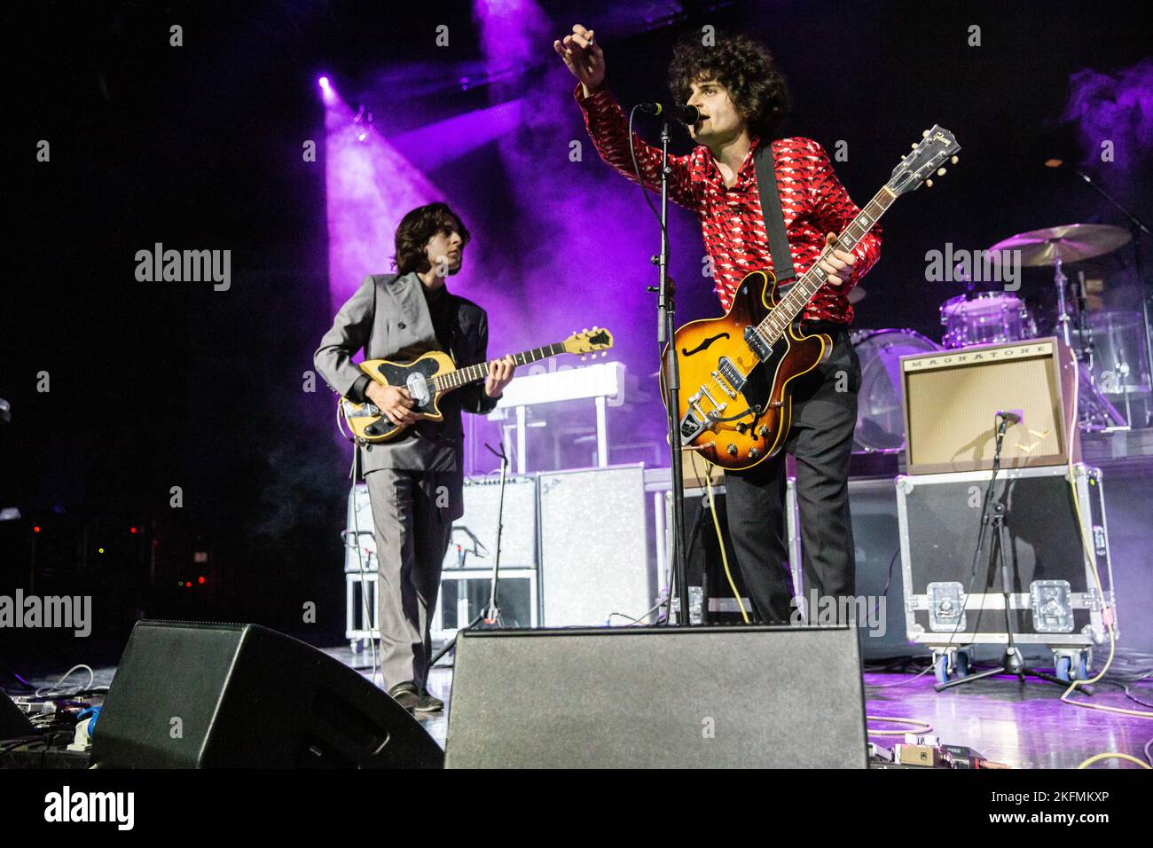 Milan Italy. 18 November 2022. The English duo SONS OF RAPHAEL performs ...