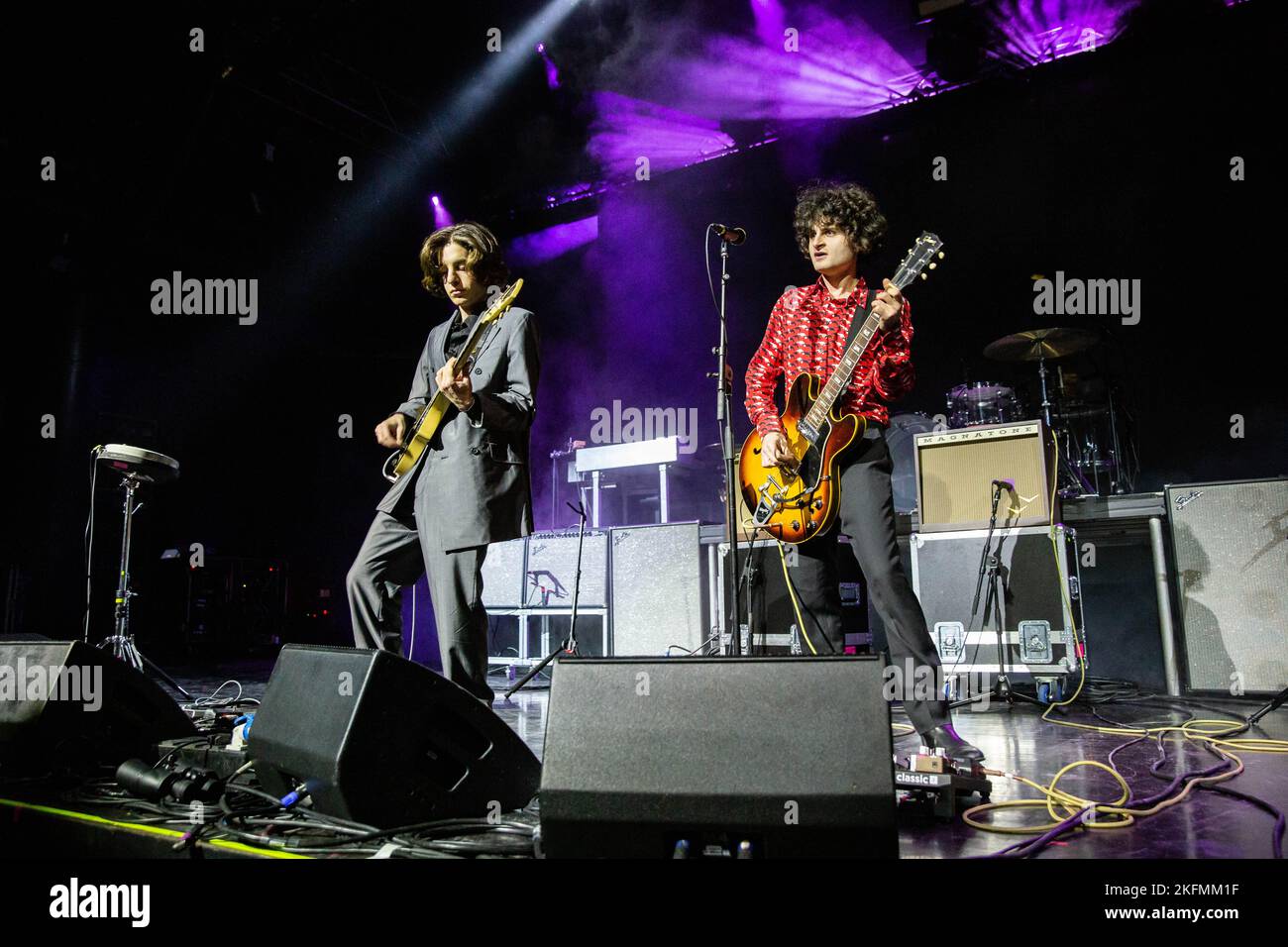 Milan Italy. 18 November 2022. The English duo SONS OF RAPHAEL performs ...