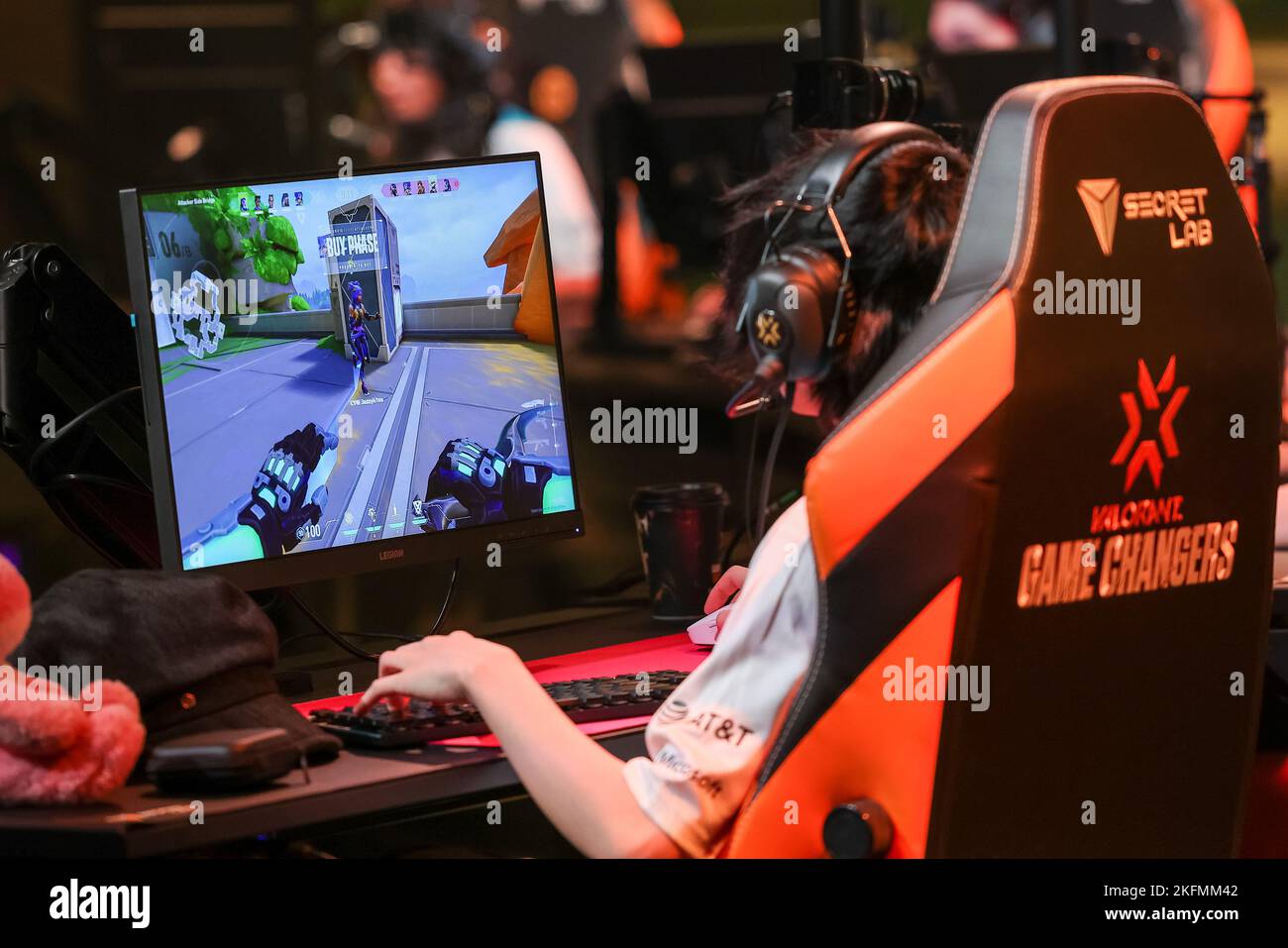 18 November 2022, Berlin: Player Bob "Bob" Tran playing against Guild ...