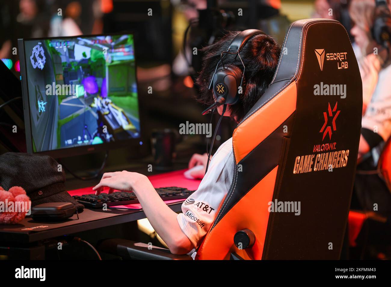 18 November 2022, Berlin: Player Bob "Bob" Tran playing against Guild ...