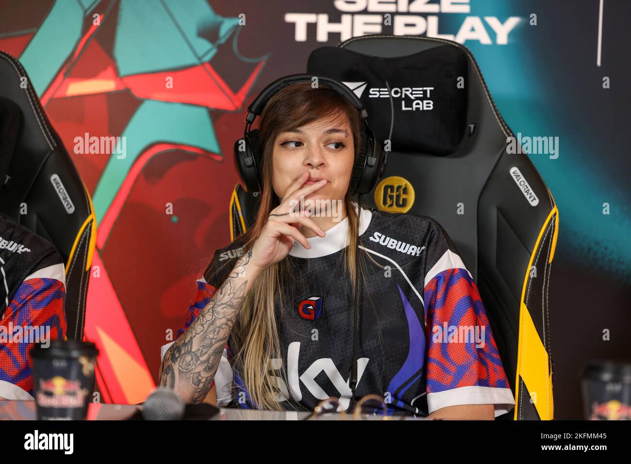 18 November 2022, Berlin: Player Vivian "roxi" Schilling at the ...