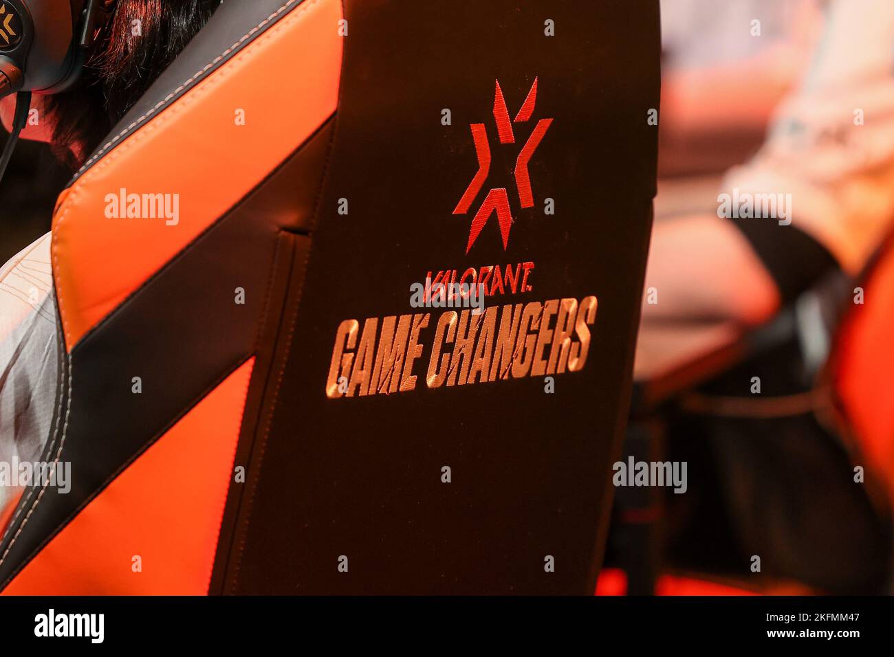 18 November 2022, Berlin: The "Game Changers Championship" logo at the ...