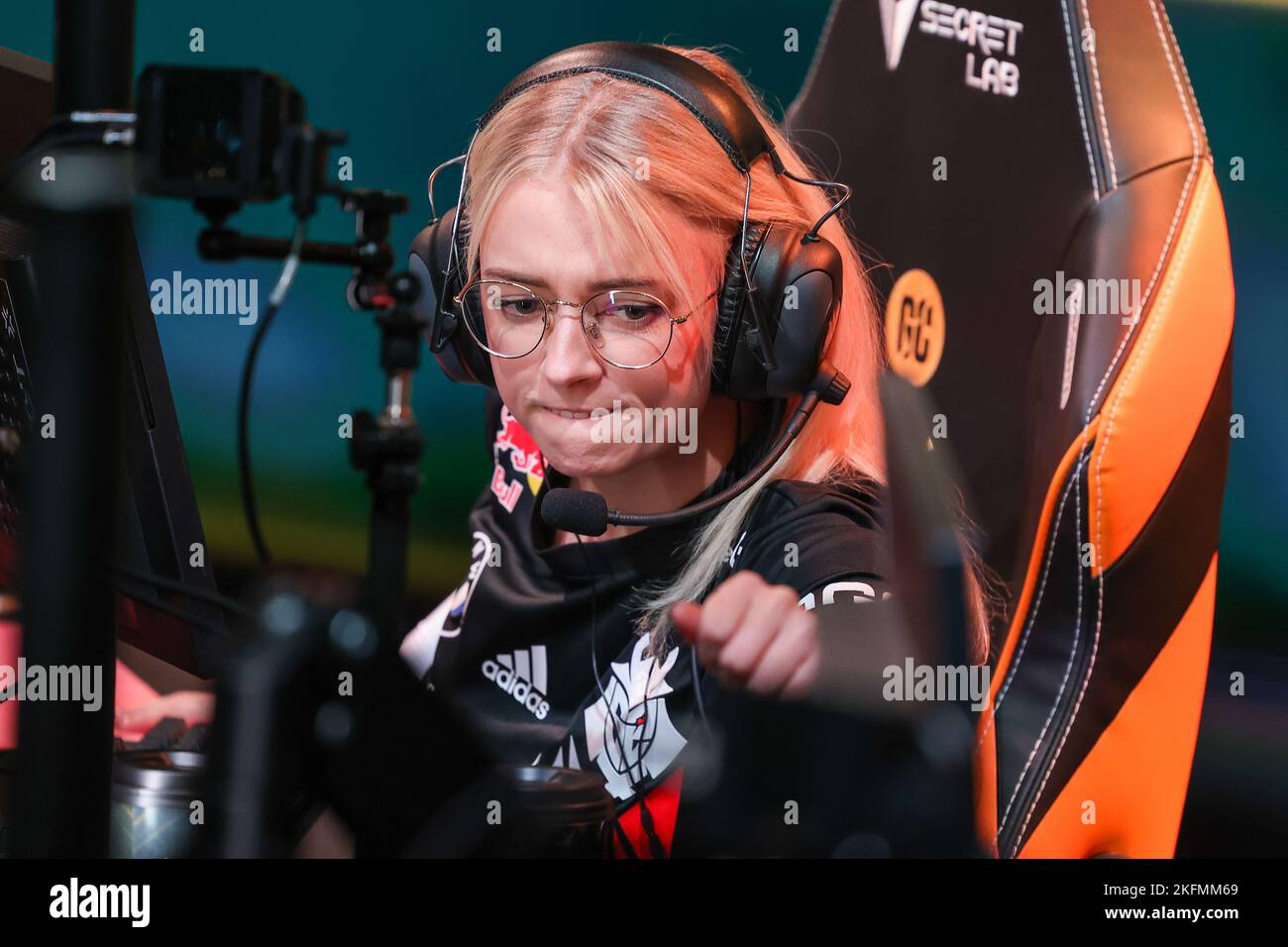 18 November 2022, Berlin: Player Michaela "mimi" Lintrup playing ...