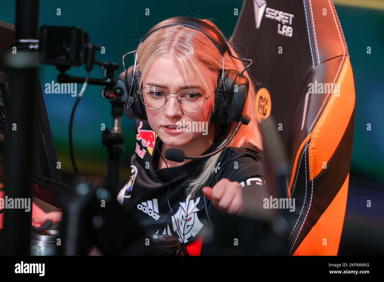 18 November 2022, Berlin: Player Michaela "mimi" Lintrup playing ...