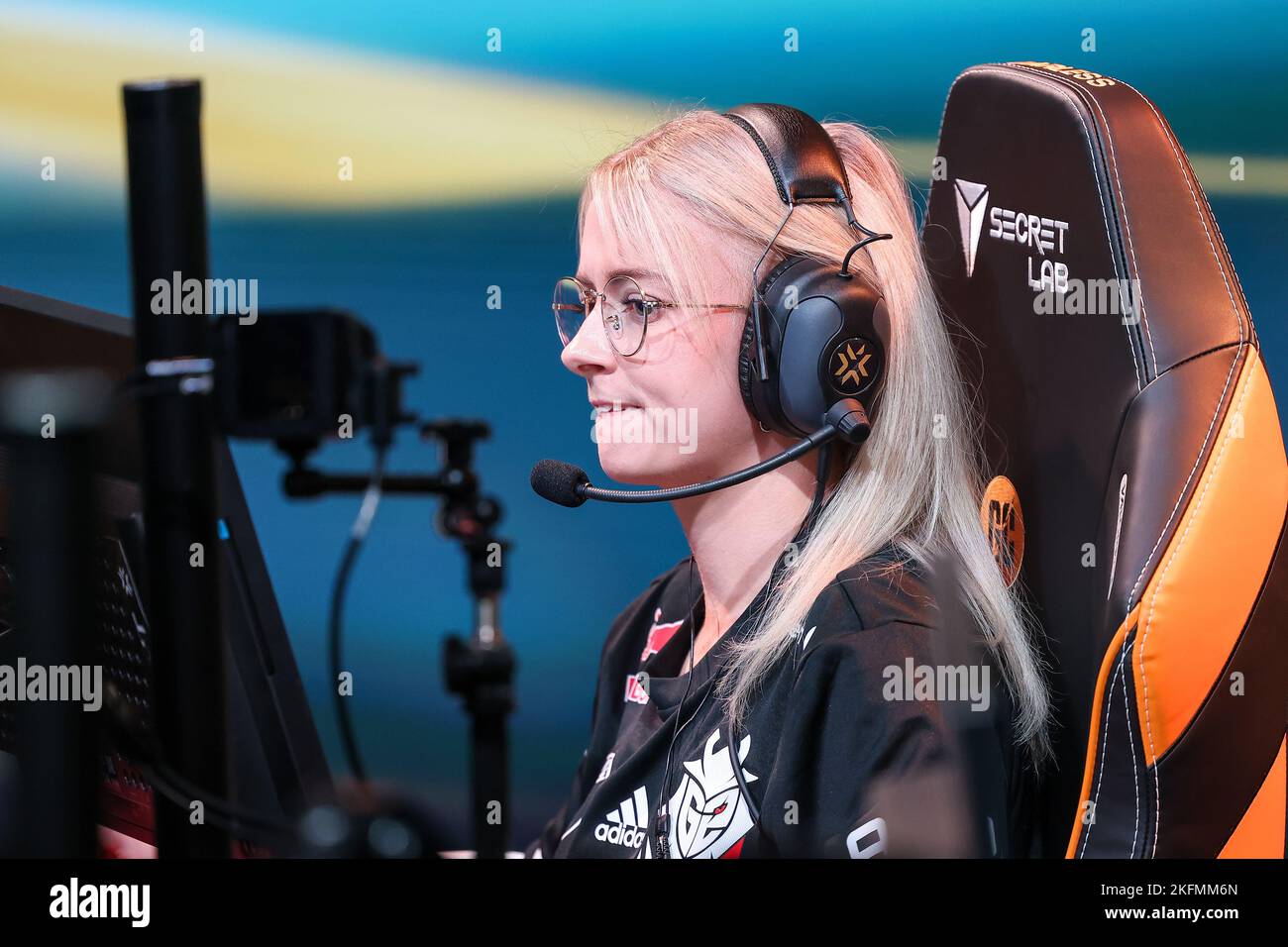 18 November 2022, Berlin: Player Michaela "mimi" Lintrup playing ...