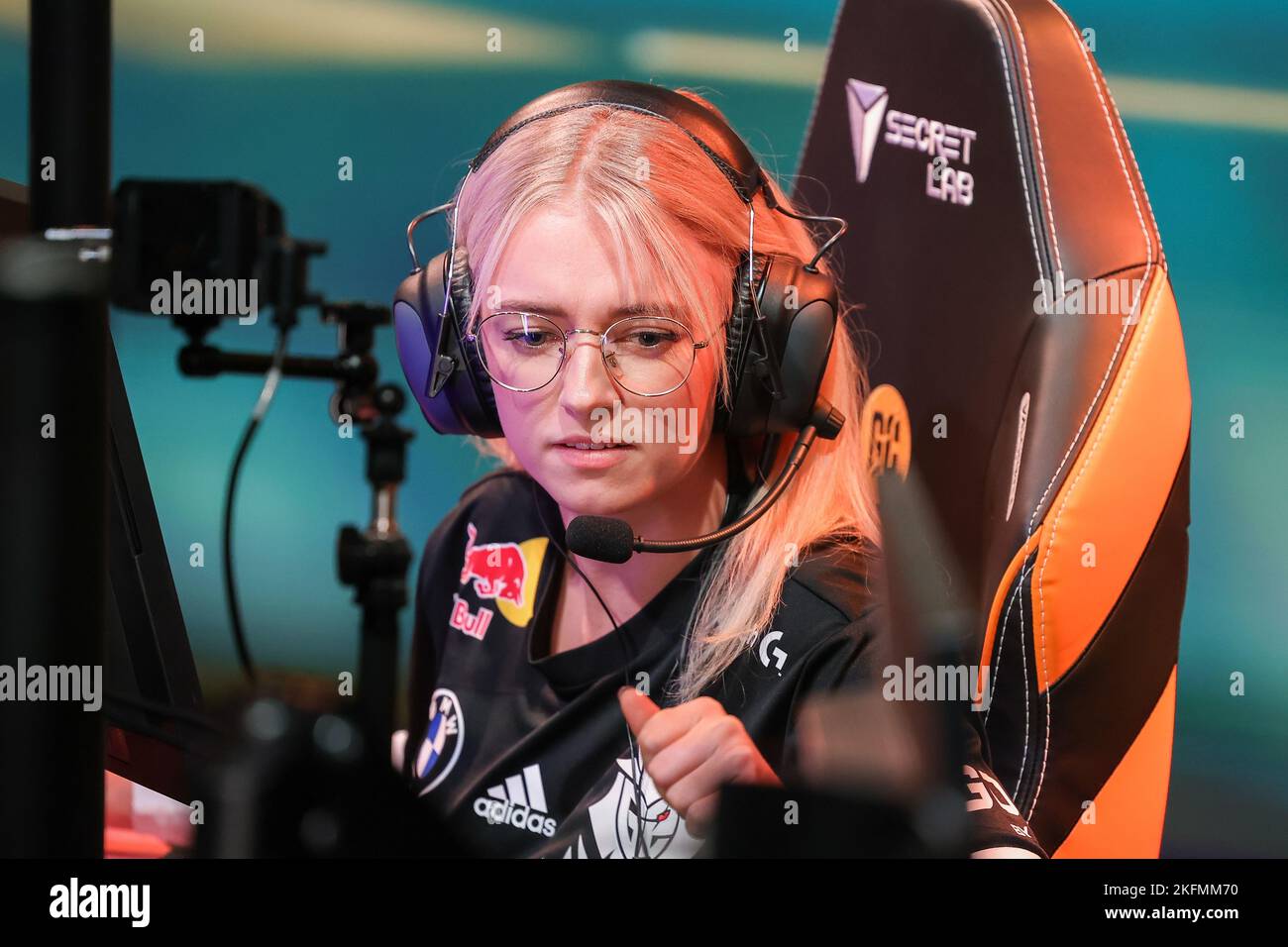 18 November 2022, Berlin: Player Michaela "mimi" Lintrup playing ...