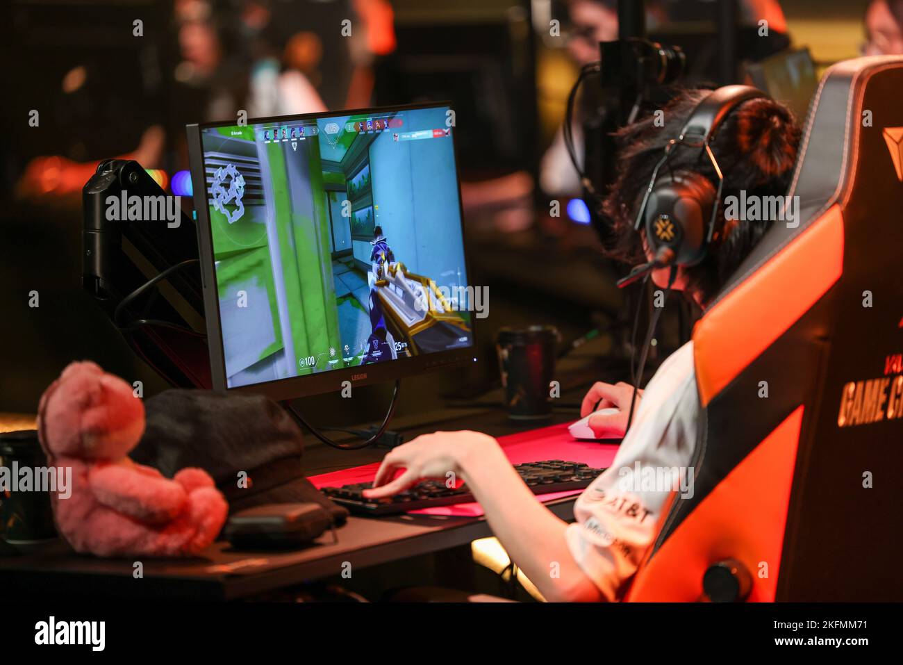 18 November 2022, Berlin: Player Bob "Bob" Tran playing against Guild ...