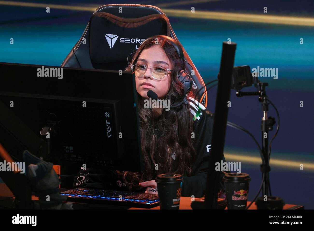 18 November 2022, Berlin: Player Maryam "Mary" Maher playing against ...