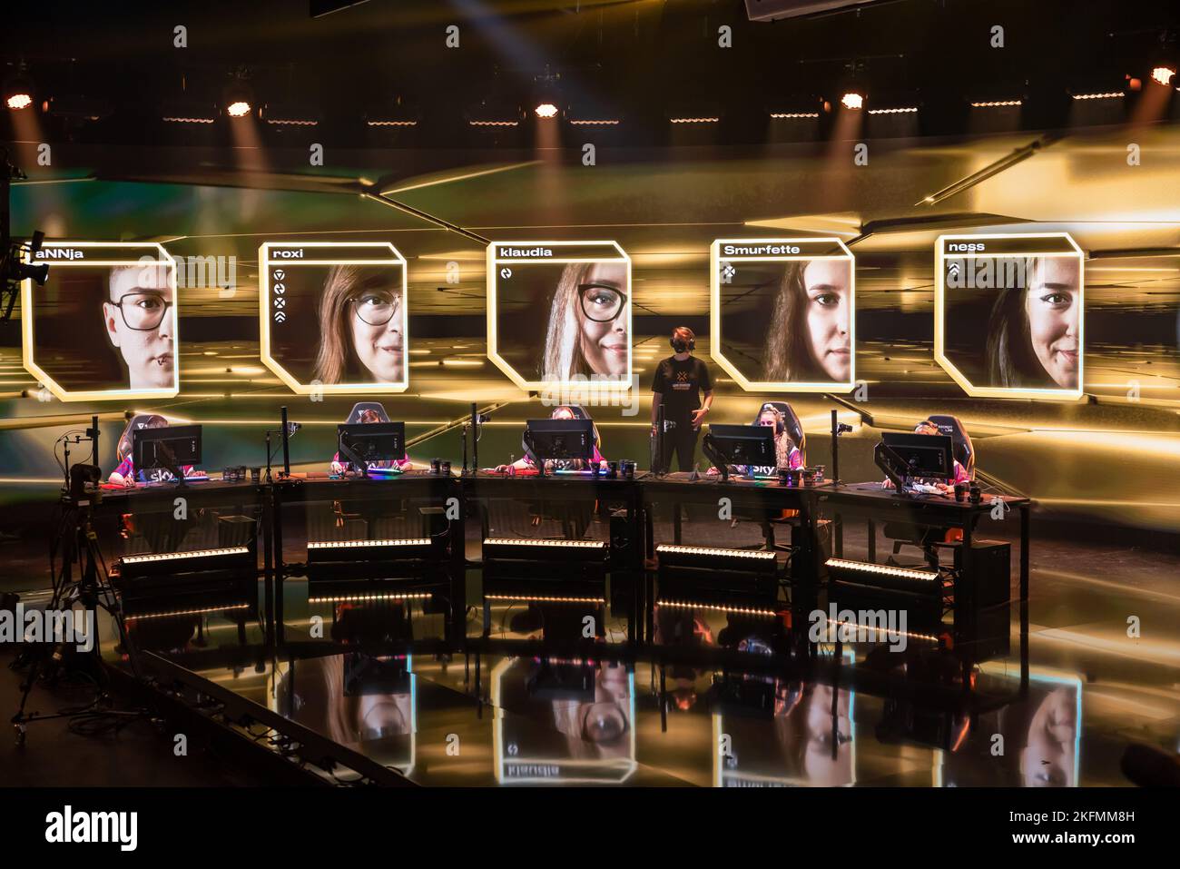 18 November 2022, Berlin: Team Guild Esports playing against Cloud9 White at VALORANT: Game ...