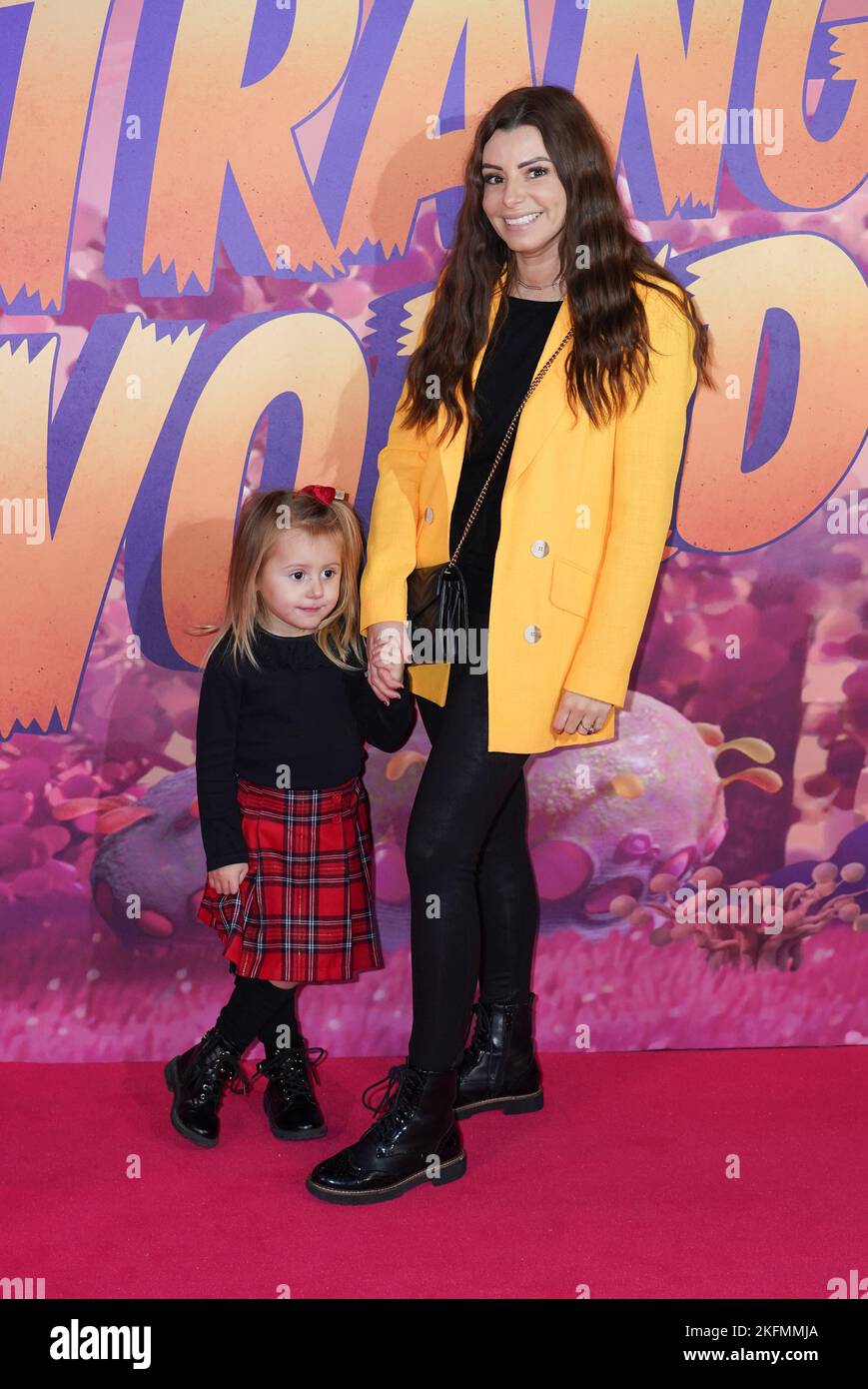 Gemma Bird and her daughter Bronte arrives at a screening of Walt ...