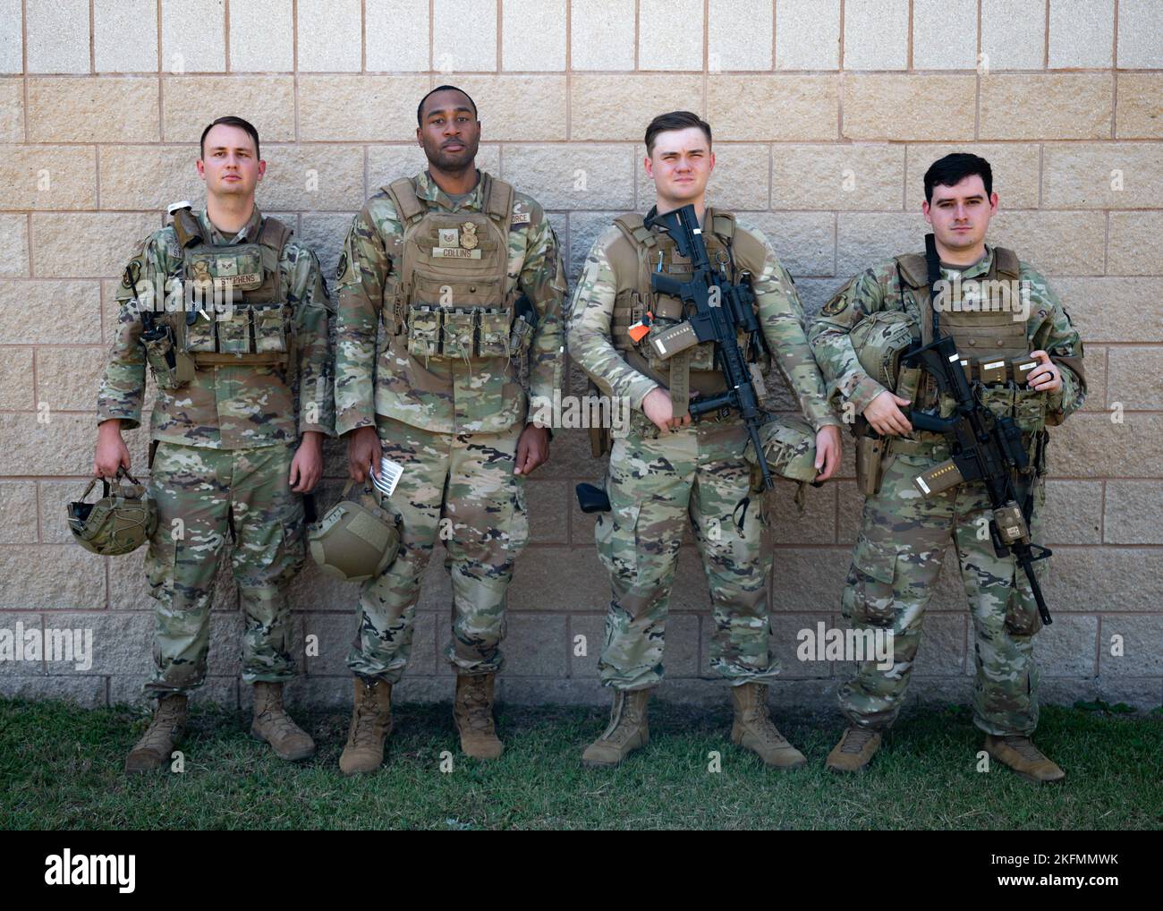 U.S. Air Force Airmen assigned to the 20th Security Forces Squadron ...