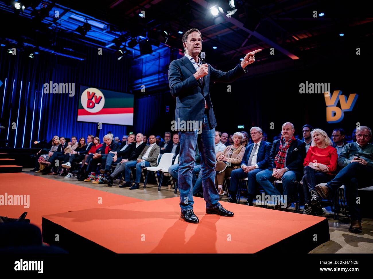 ROTTERDAM - Prime Minister Mark Rutte speaks at the autumn congress of ...