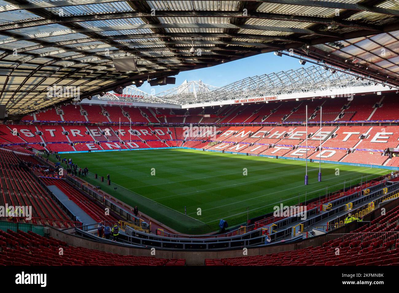 Manchester, UK. 18th Nov, 2022. General view of Old Trafford stadium ...