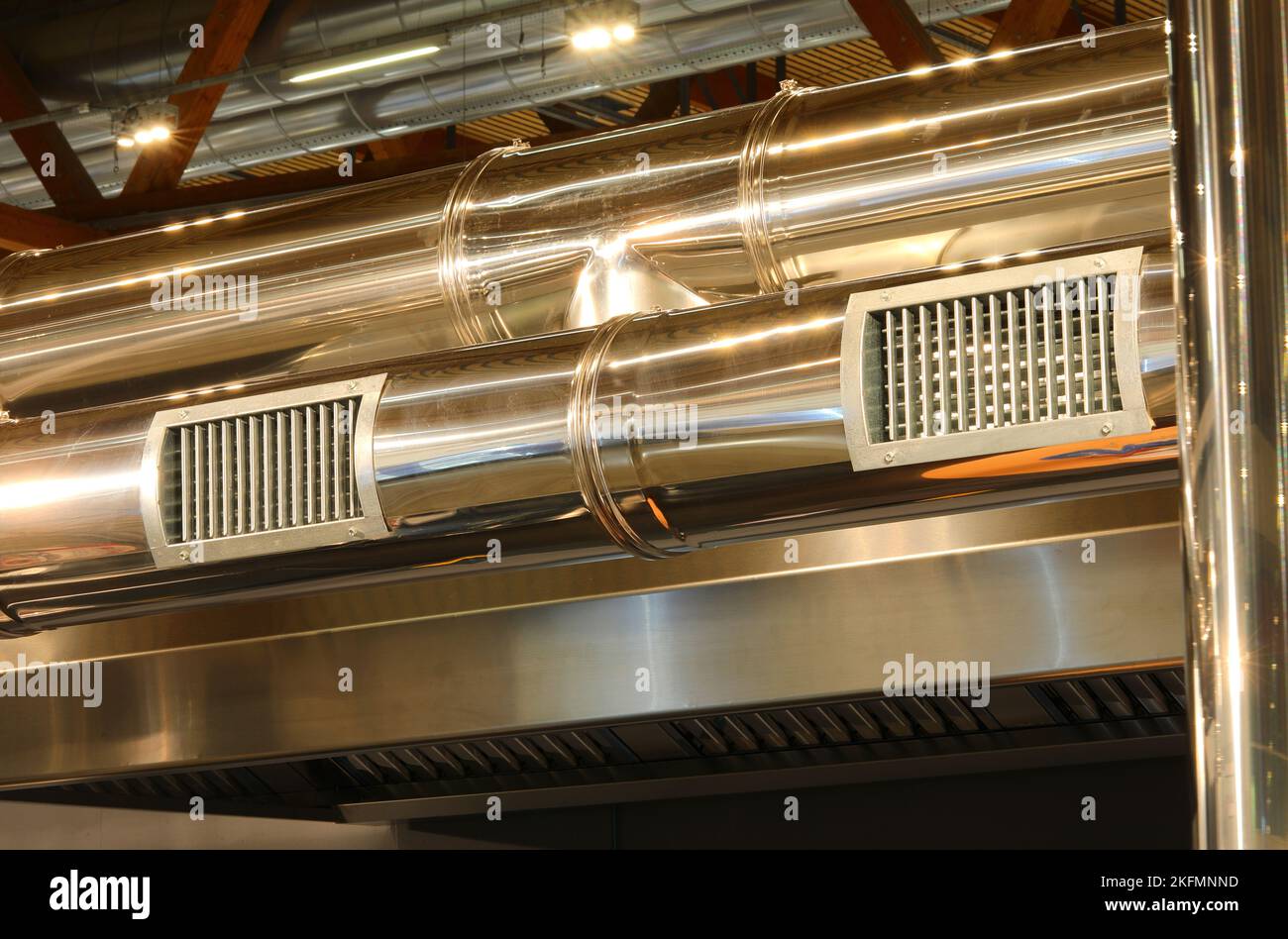 steel tube with nozzle for the air outlet of the industrial air ...