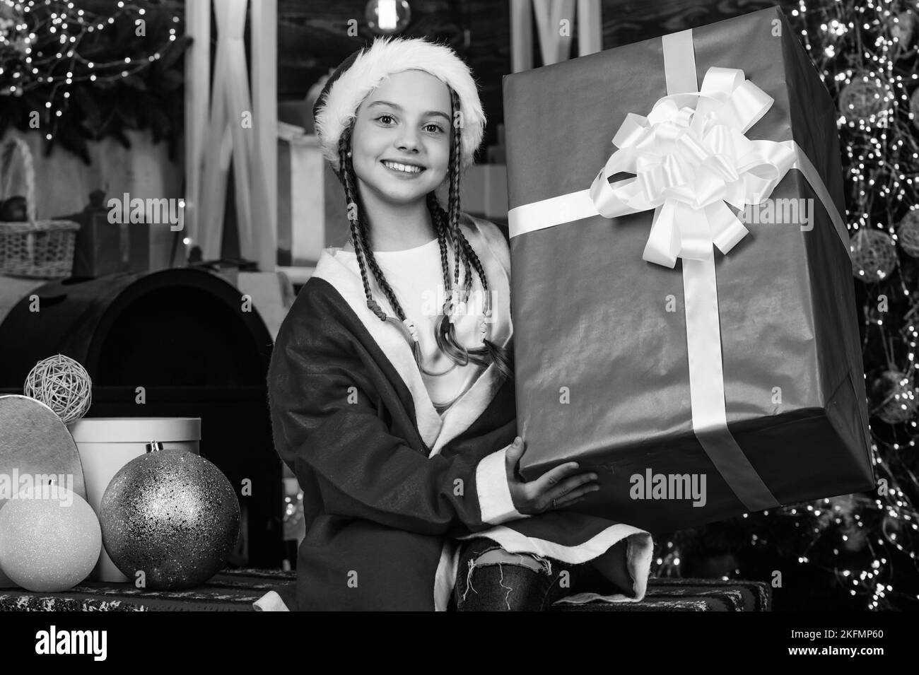 Santa claus having fun Black and White Stock Photos & Images - Alamy