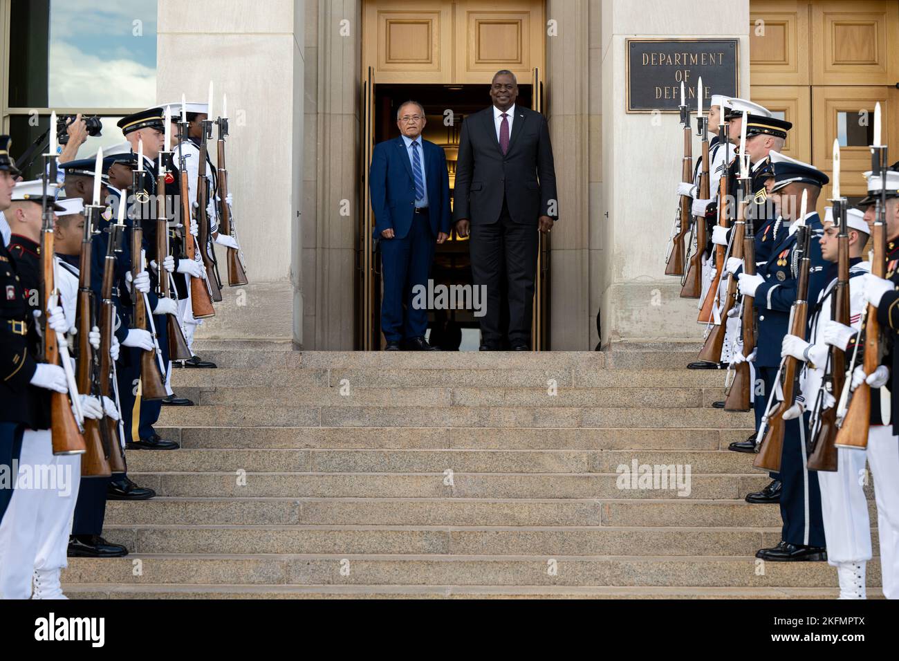 Secretary of Defense Lloyd J. Austin III and Republic of Marshall ...